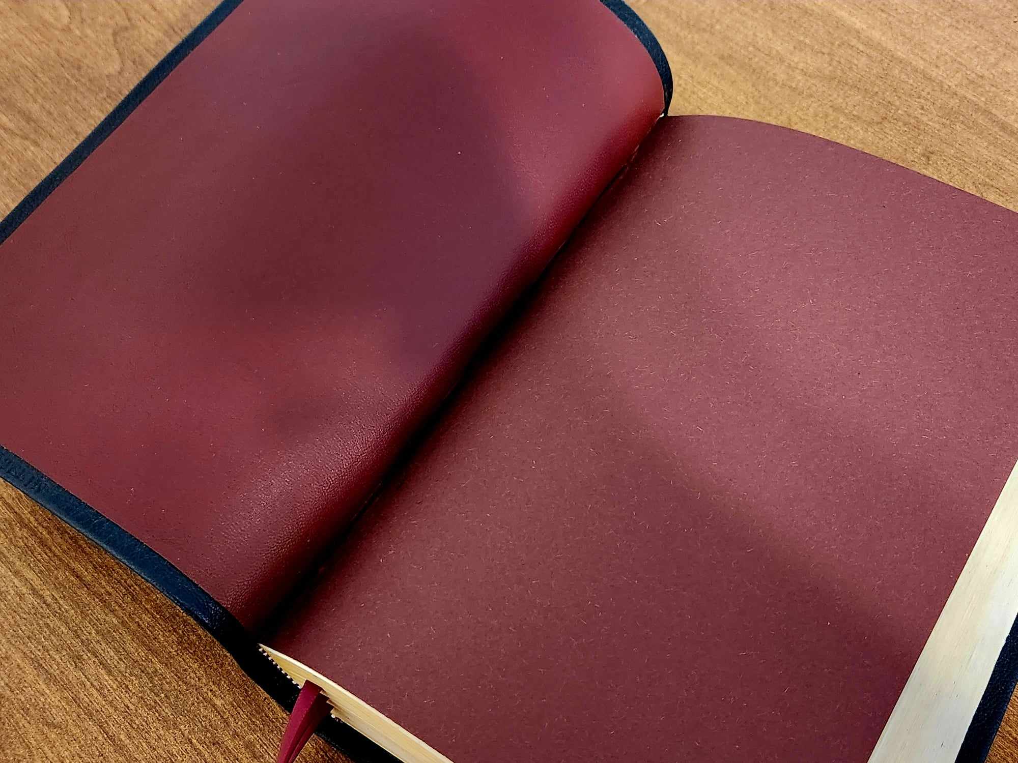 Leather-Lined Goatskin Style | Leonard's Book Restoration